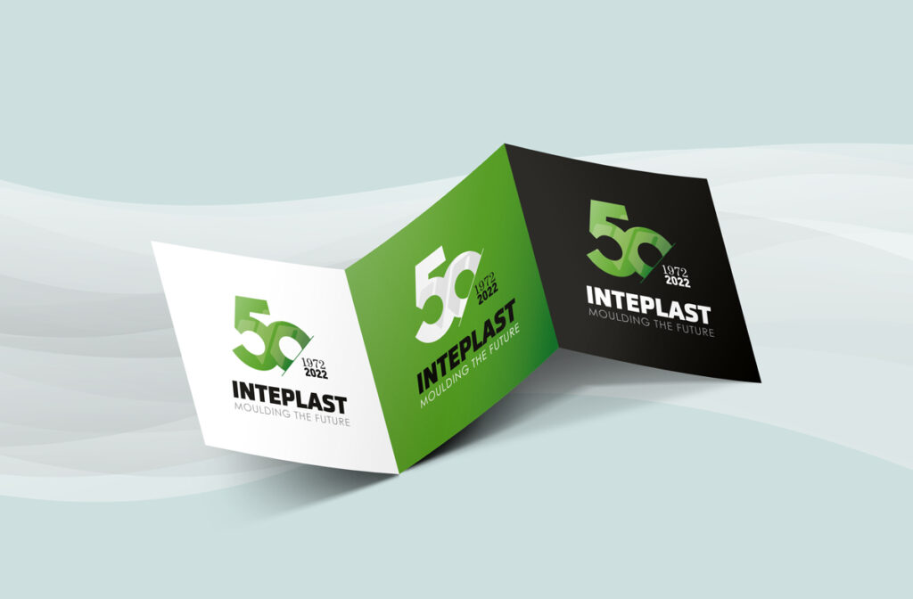 INTEPLAST · Logo 50 anys · Branding · Frame Girona